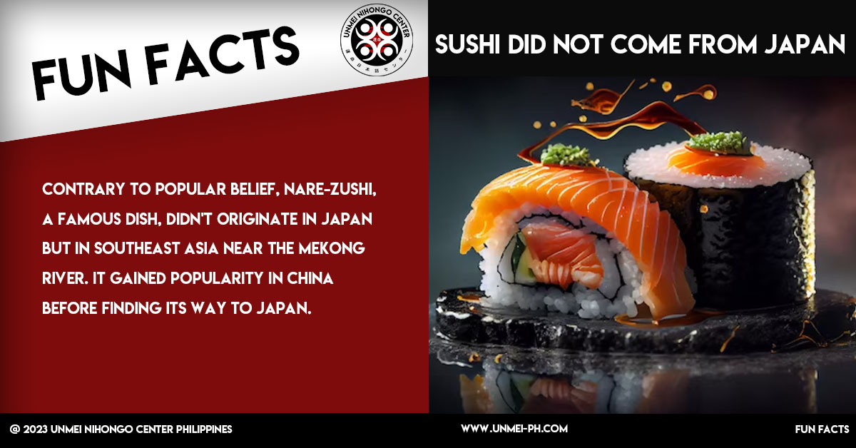 Famous Japanese Food - UNMEI NIHONGO CENTER